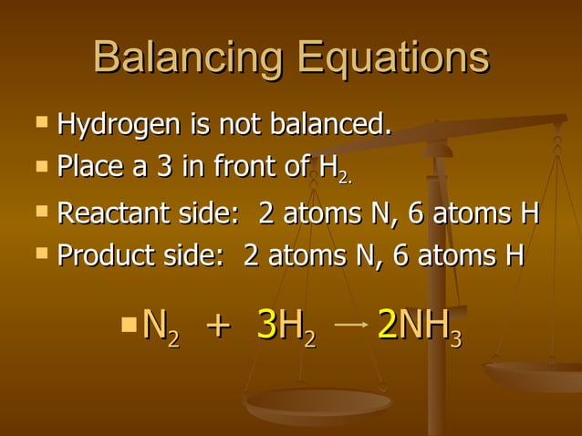 Balancing Equations #1 | PPT