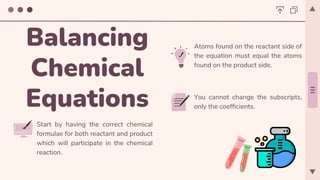 BALANCING EQUATIONS PRESENTATION.pdf | Chemistry | Science