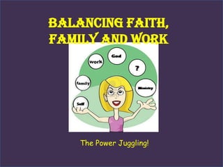 Balancing faith, family and work | PPTX