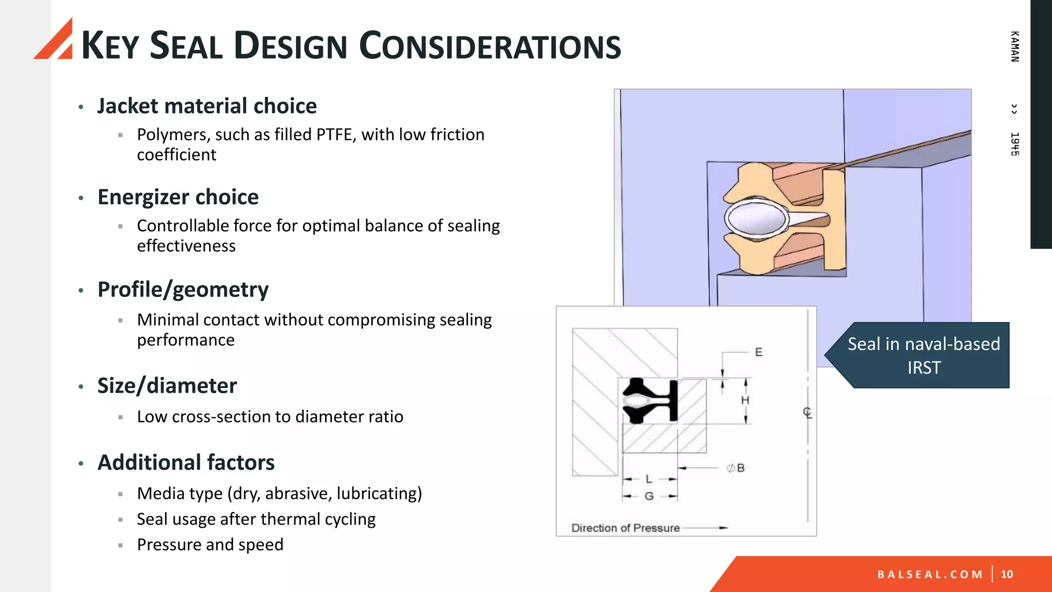 Balancing Friction & Sealing Effectiveness in Gimbal Design | PPTX