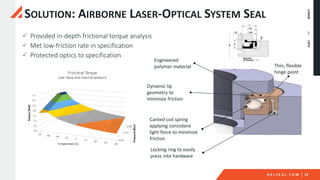 Balancing Friction & Sealing Effectiveness in Gimbal Design | PPTX