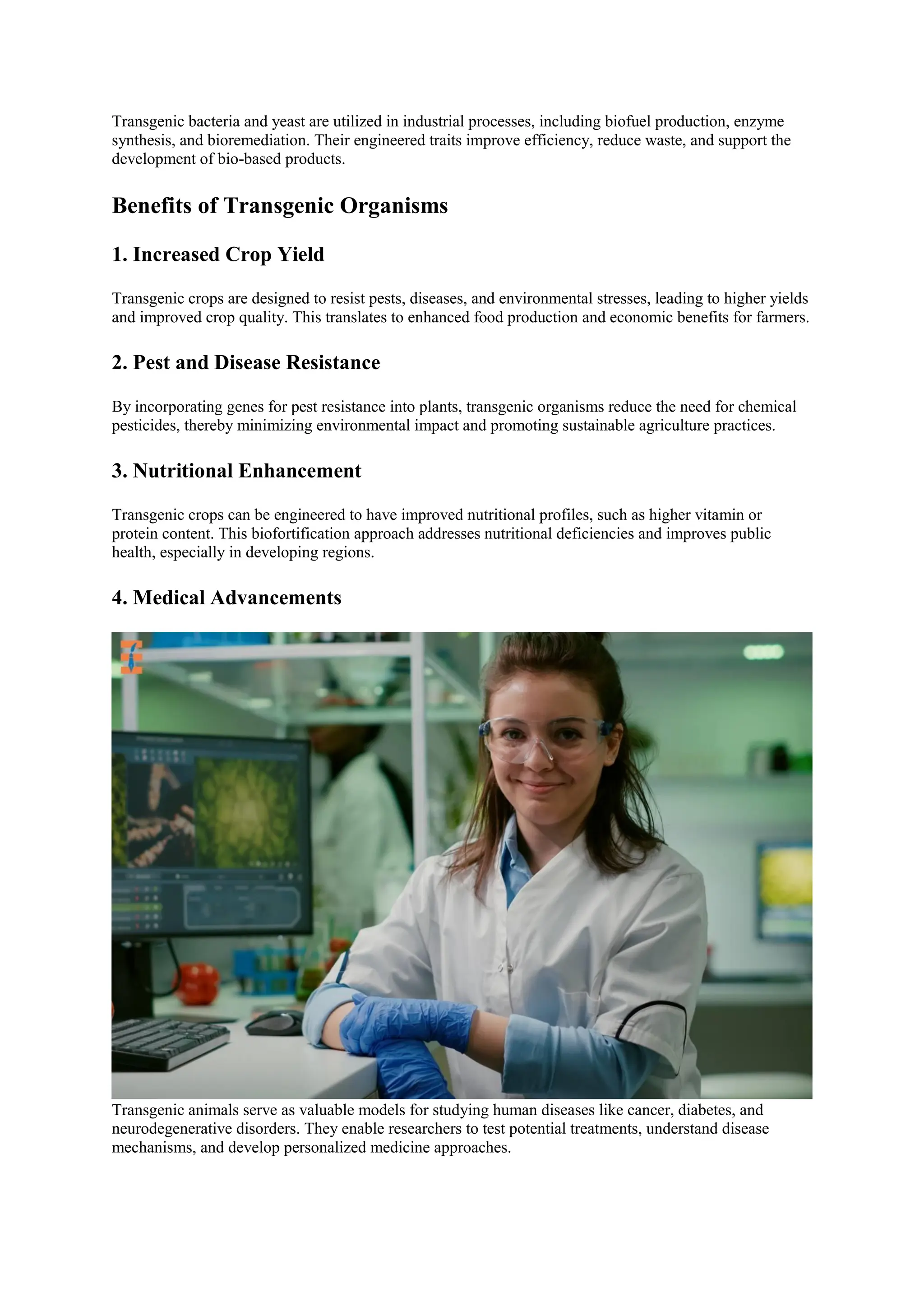 Balancing Innovation and Accountability: Transgenic Organisms in ...