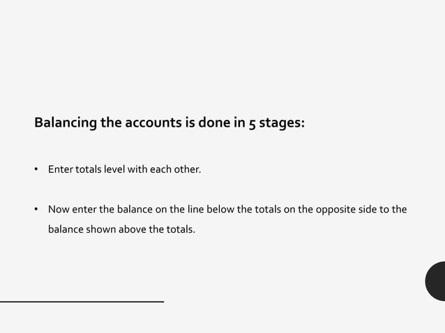 Balancing off accounts | PPTX | Consumer Banking | Personal Finance