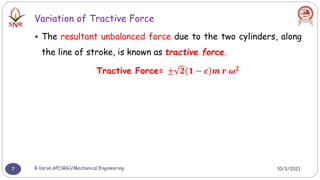 Balancing of reciprocating masses | PPTX