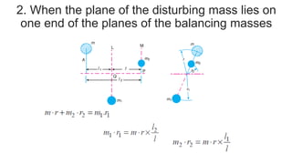 Balancing of rotating masses | PDF