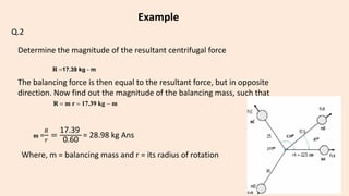 Balancing of rotating masses | PDF
