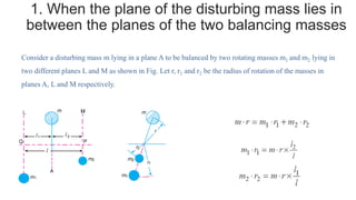 Balancing of rotating masses | PDF