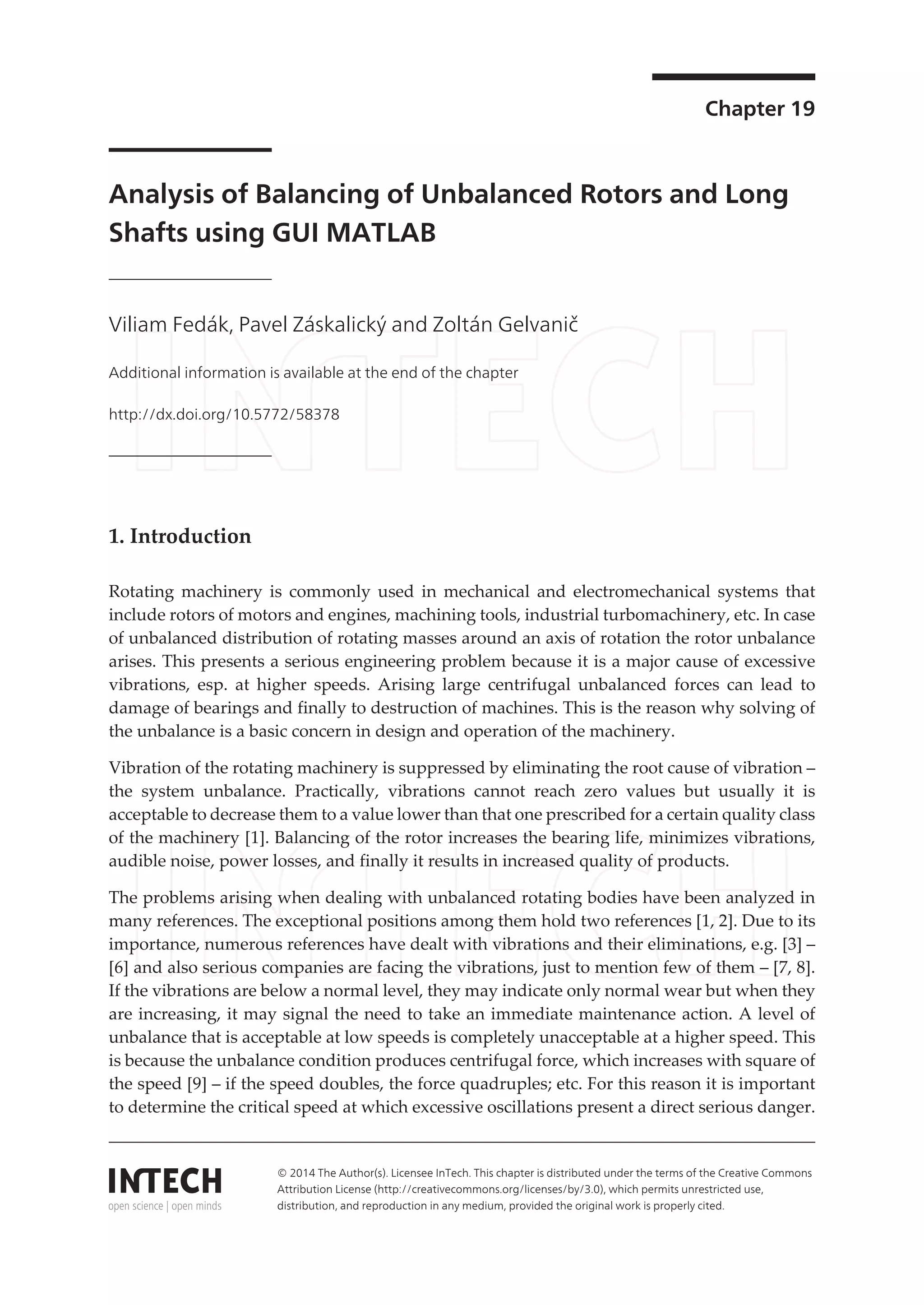 Balancing of unbalanced rotors2 | PDF