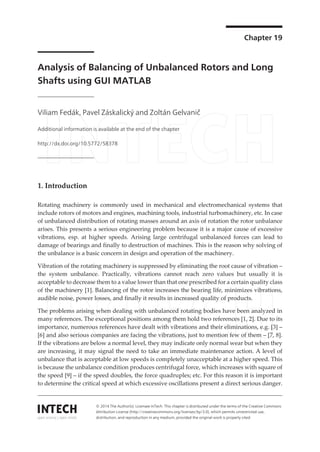 Balancing of unbalanced rotors2 | PDF
