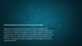Balancing Operational Oversight and Personal Development.pdf
