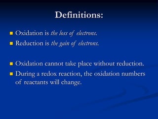 BalancingOxidation-ReductionReactions.ppt