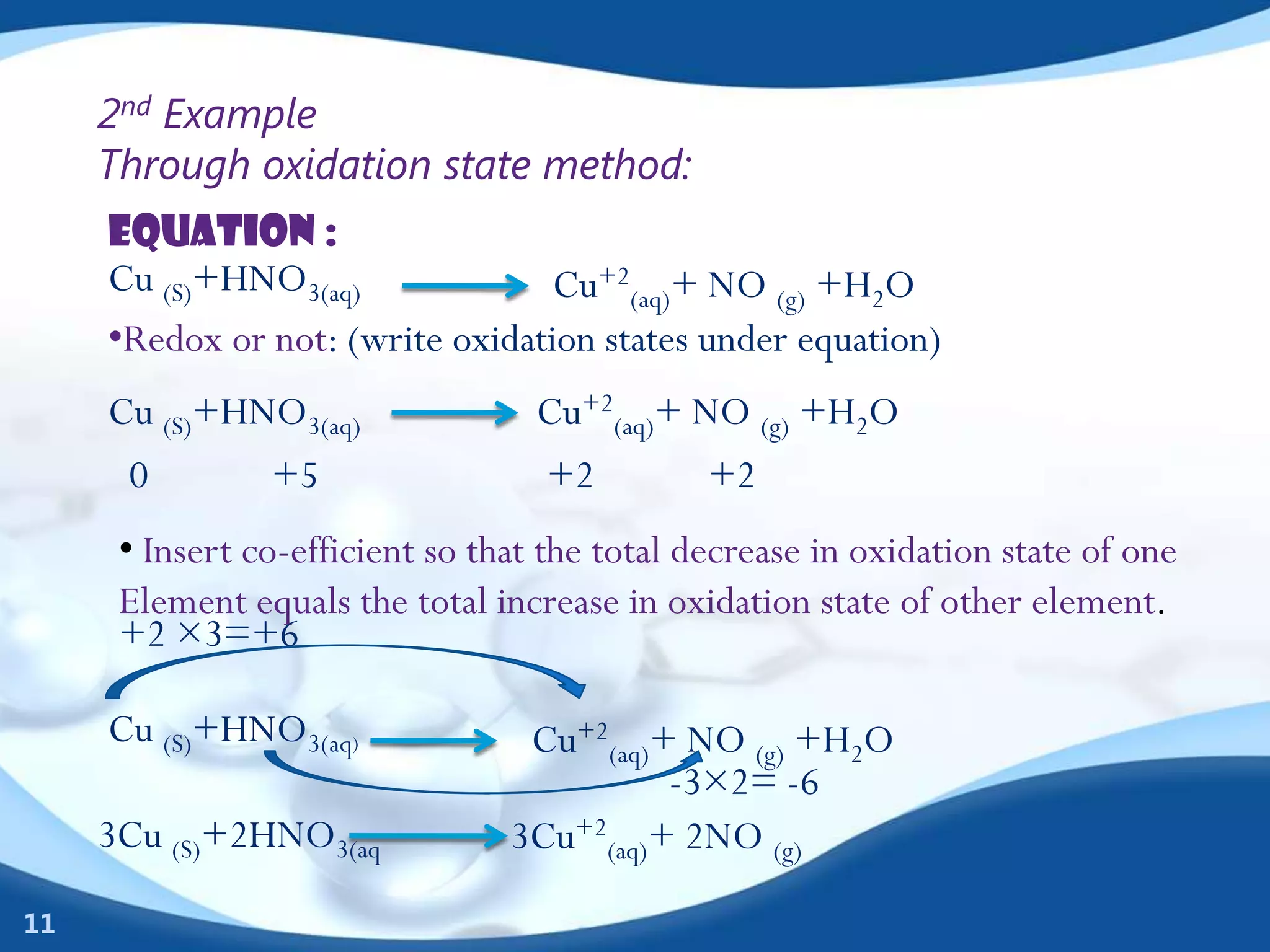 Balancing redox reactions | PPTX