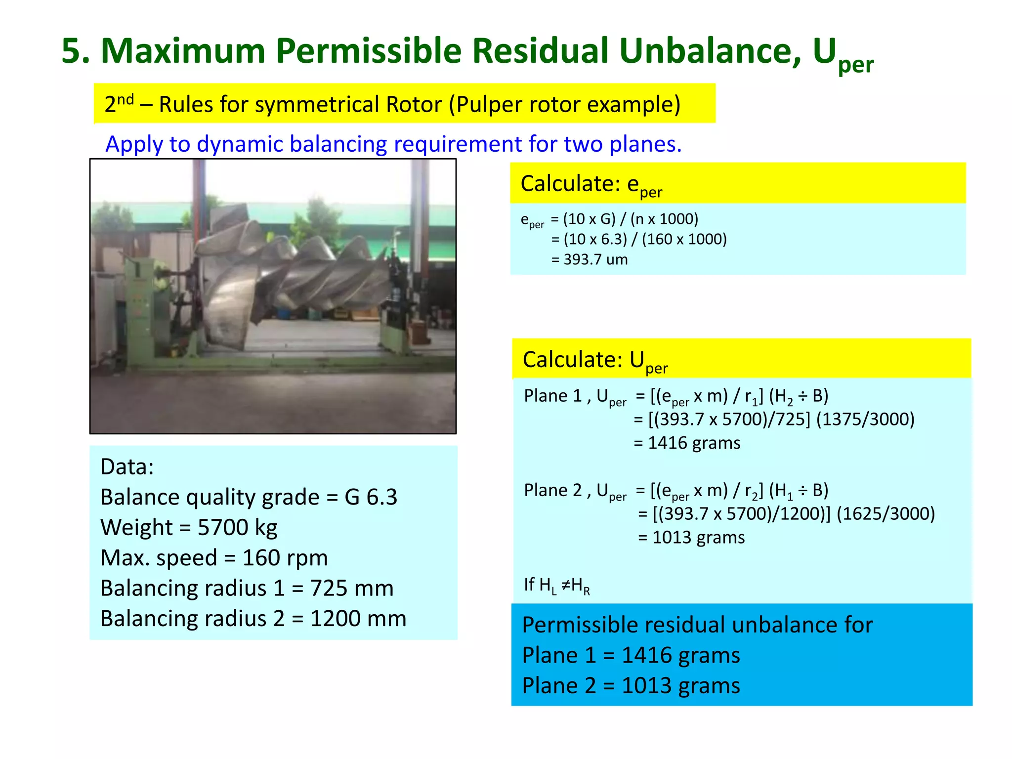 Balancing requirement according to iso 1940 | PPTX