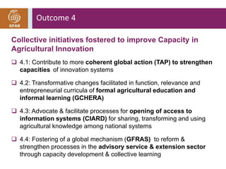 Balancing the equation: CGIAR and Capacity Development in National AR4D ...