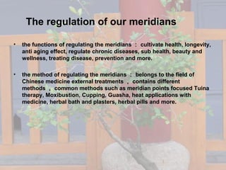 Balancing the meridians | PPT
