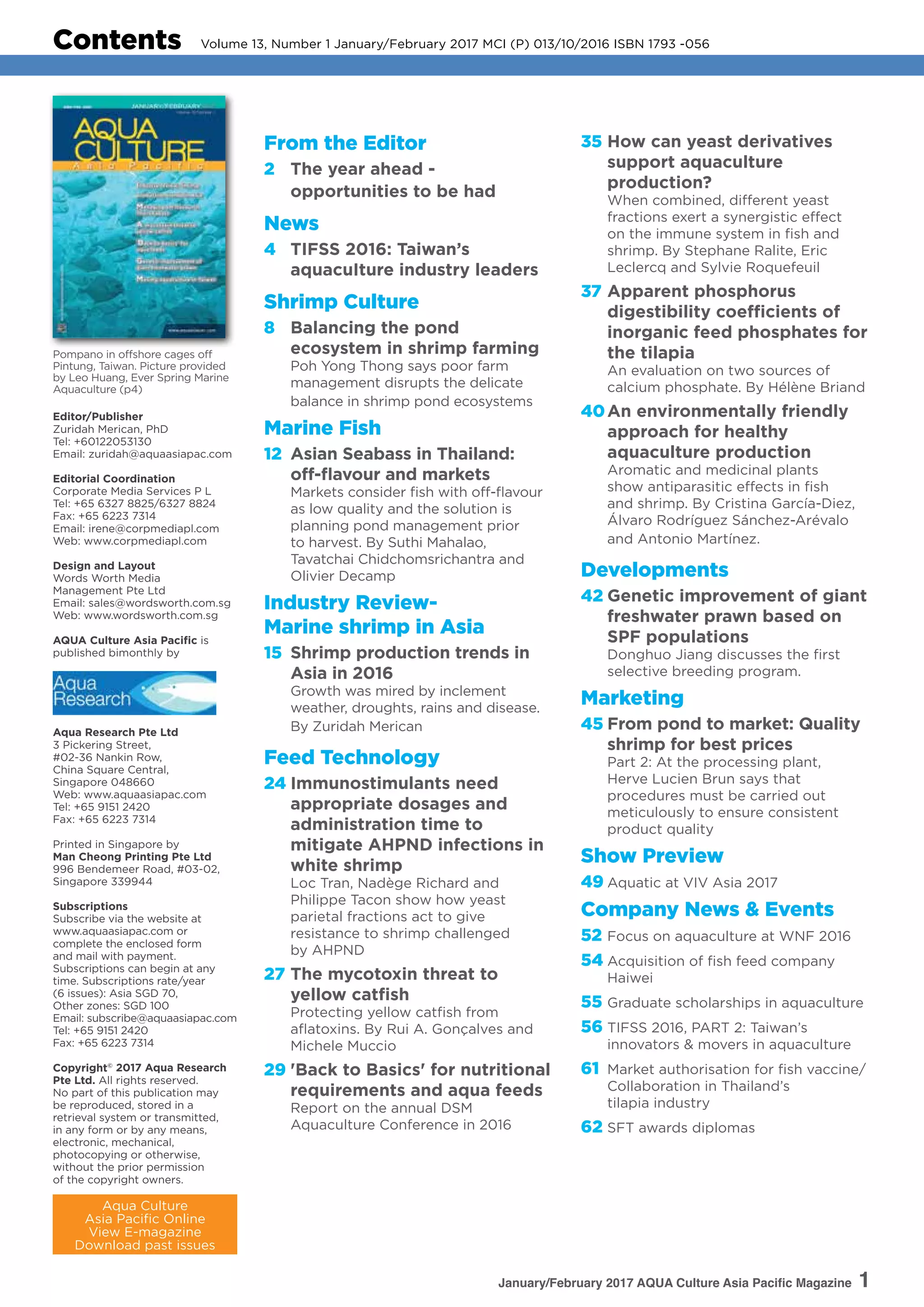 Balancing the pond ecosystem in shrimp farming | PDF