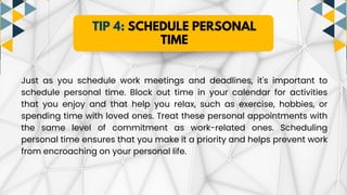 Balancing Work and Life as a Young Entrepreneur by Vinod Adani | PPT