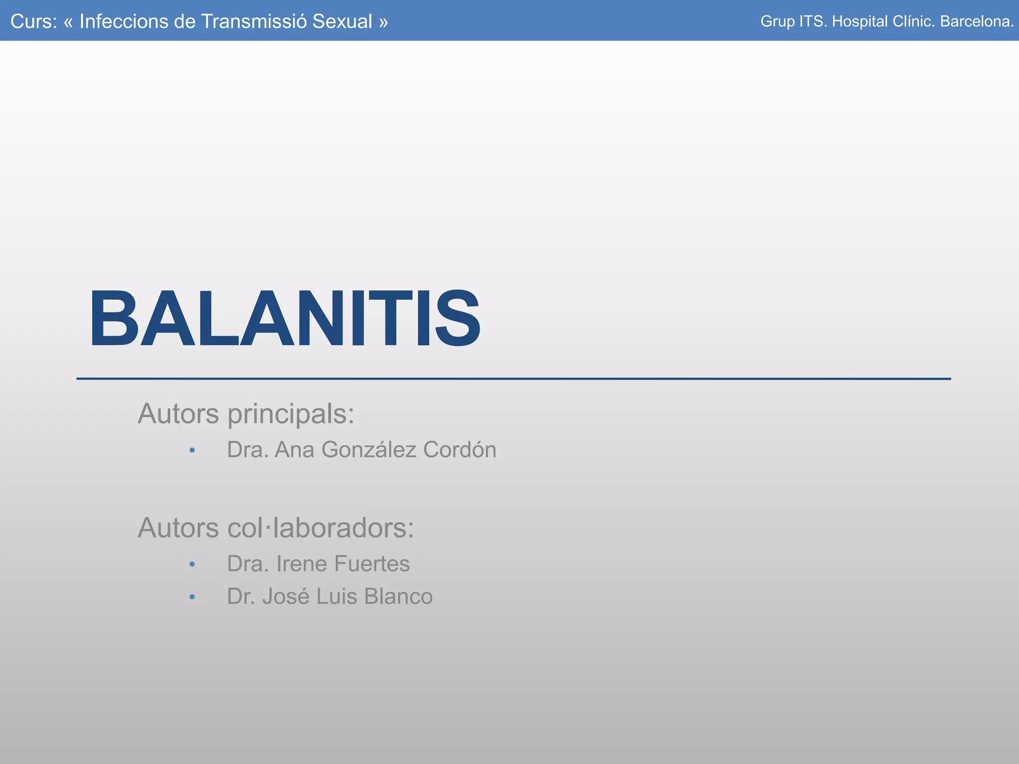 Balanitis | PPTX