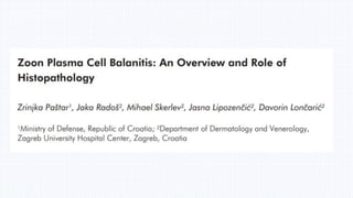 Balanitis de células plasmáticas de zoon.pptx