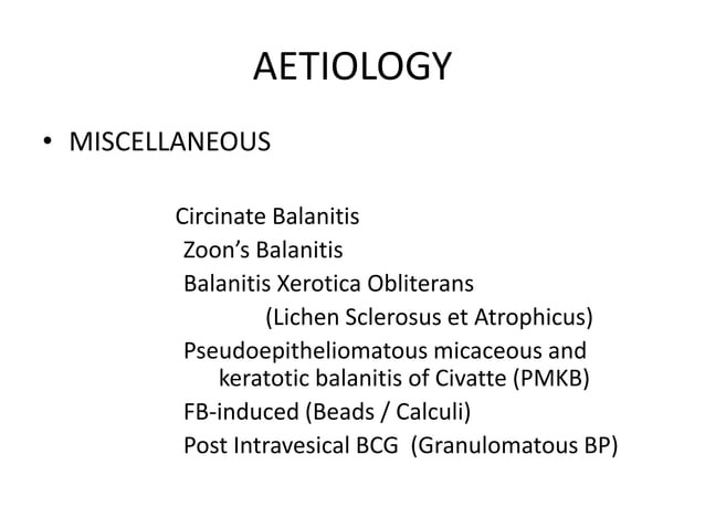 Balanoposthitis by Aseem | PPTX | Skin and Dermatology | Diseases and ...