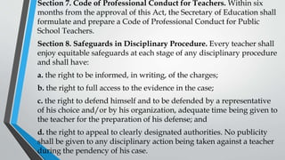 Excerpts from the 1987 Constitution and Magna Carta for Public School ...