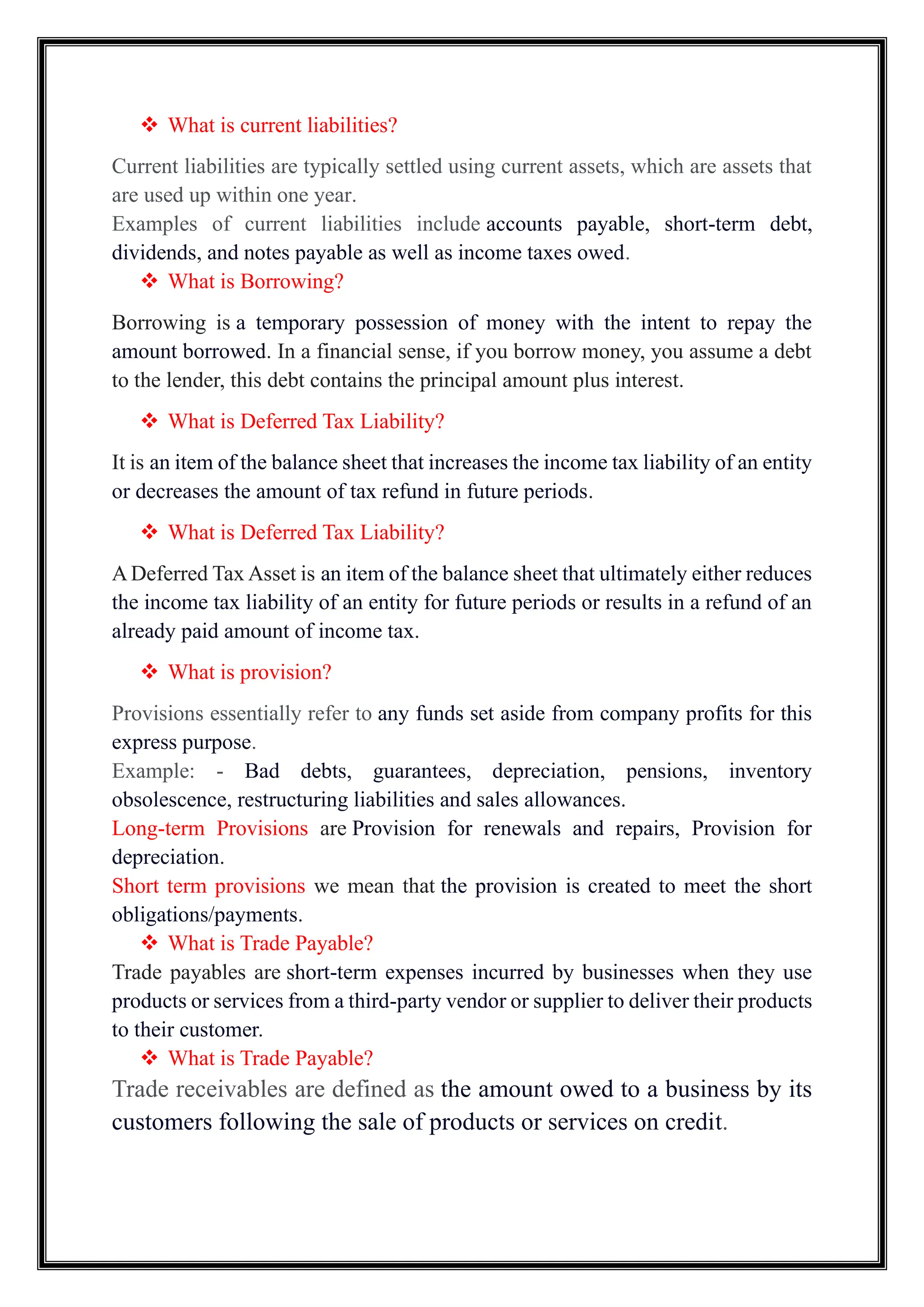 About Balance Sheet | PDF