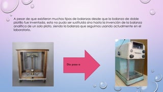 Balanza de doble platillo | PPTX