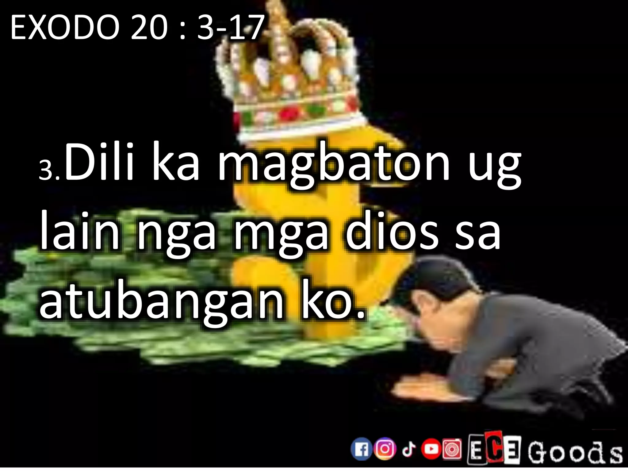 Balaod ug Grasya, Napulo ka Sugo - Edison 2018 Post 12 & Mone.ppt