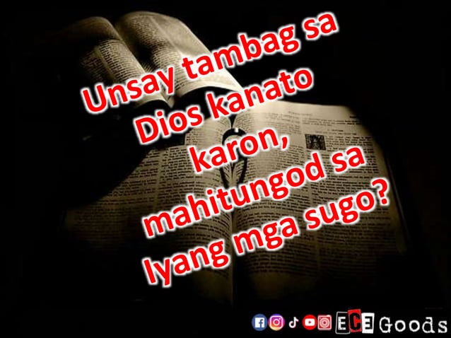 Balaod ug Grasya, Napulo ka Sugo - Edison 2018 Post 12 & Mone.ppt