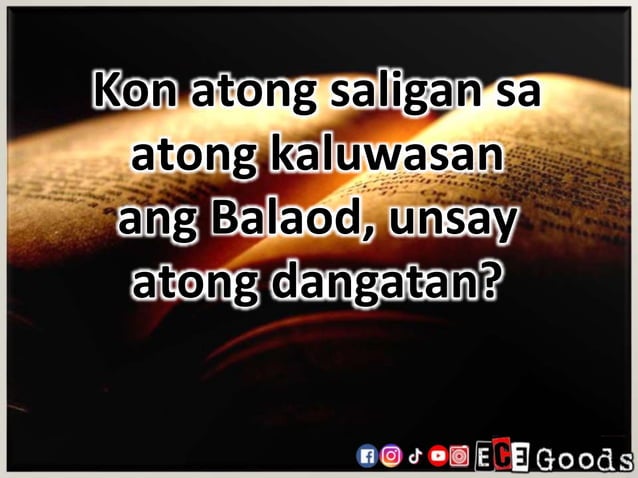 Balaod ug Grasya, Napulo ka Sugo - Edison 2018 Post 12 & Mone.ppt