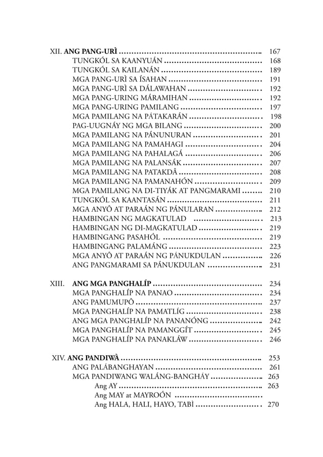Balarila-ng-Wikang-Pambansa-FILIPINO PDF | PDF
