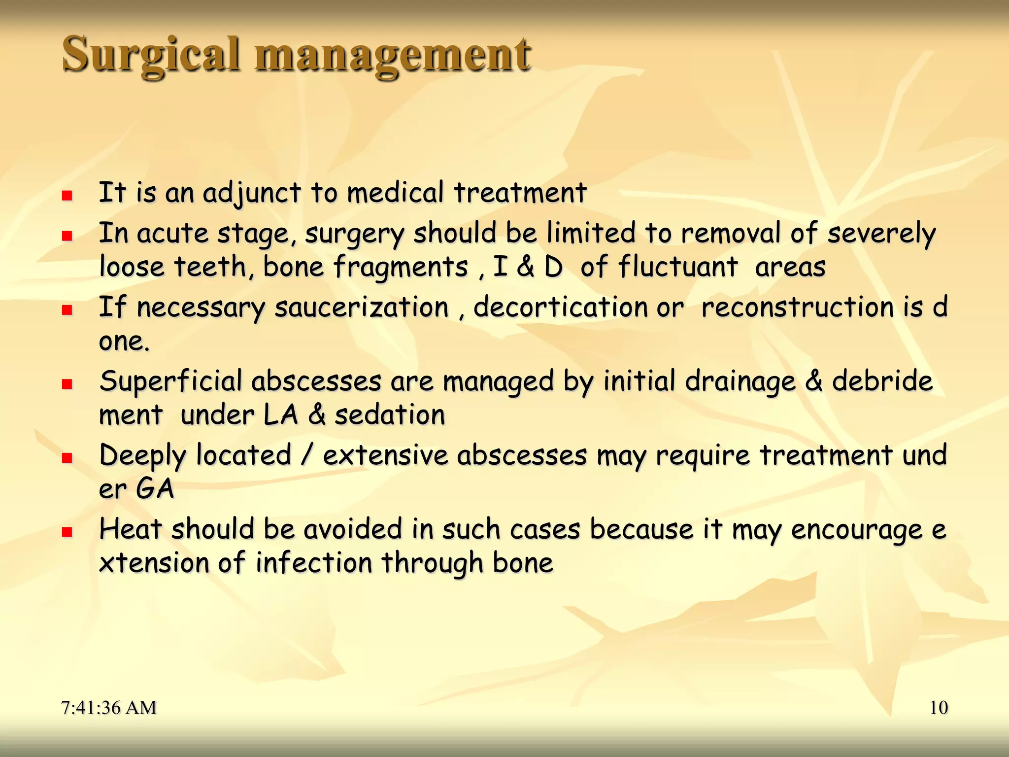 OSTEOMYELITIS TREATMENT PROTOCOL | PPTX