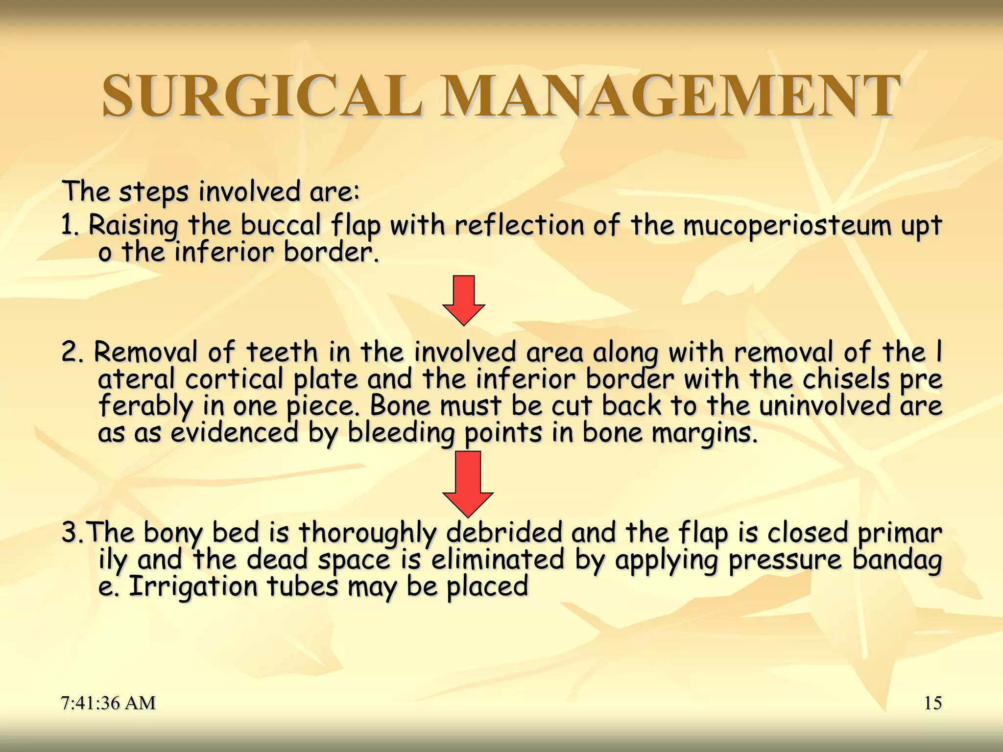 OSTEOMYELITIS TREATMENT PROTOCOL | PPTX