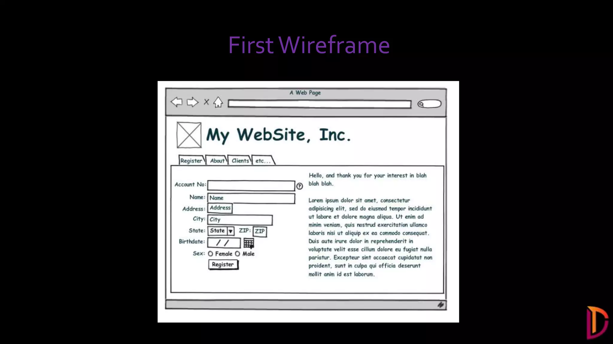 Wireframing with balsamiq by Chandeep | PPTX