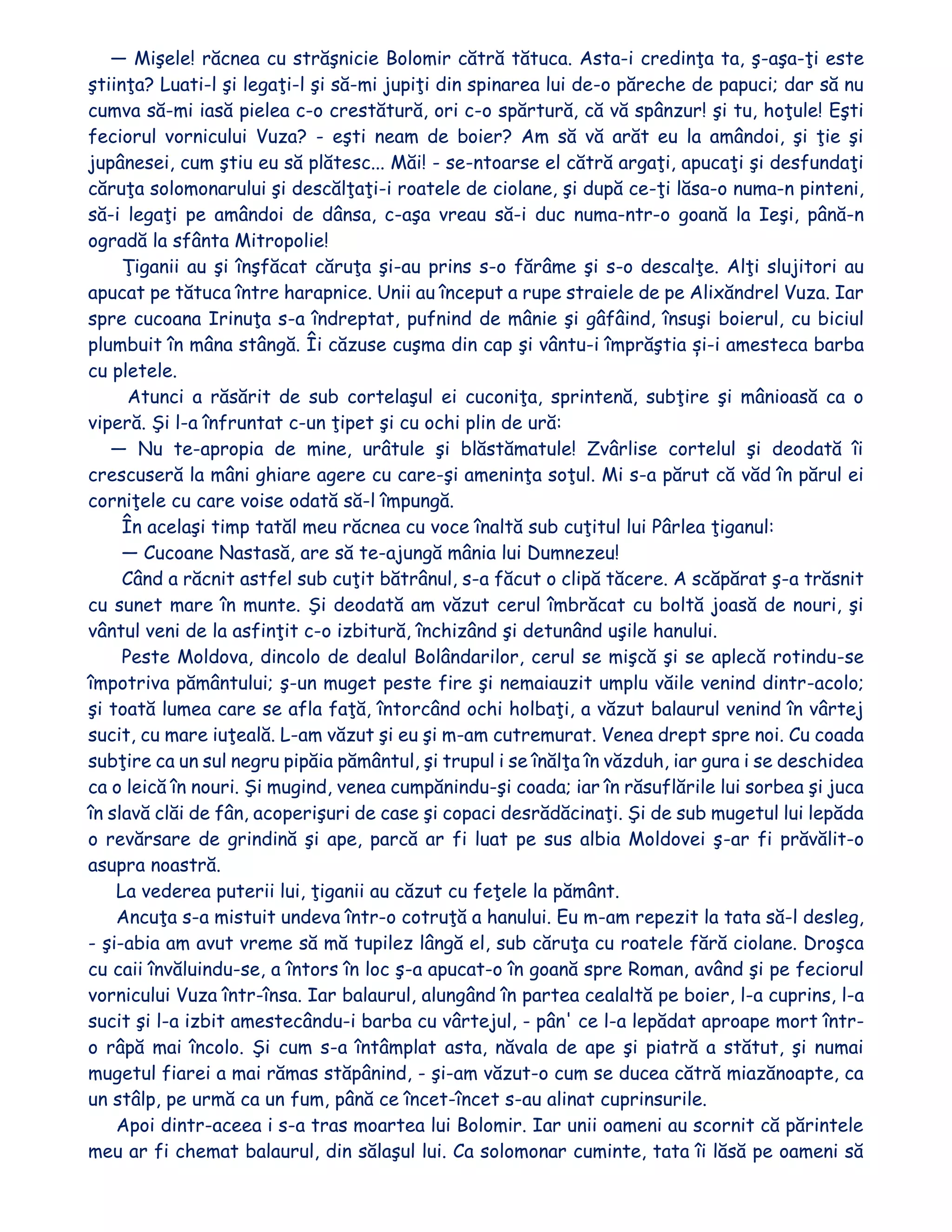 „Balaurul” de Mihail Sadoveanu | PDF