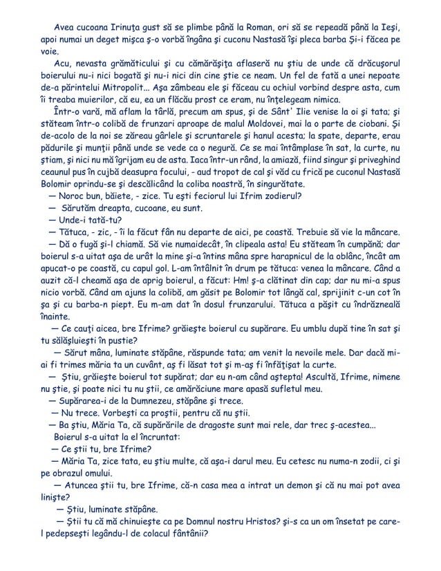 „Balaurul” de Mihail Sadoveanu | PDF