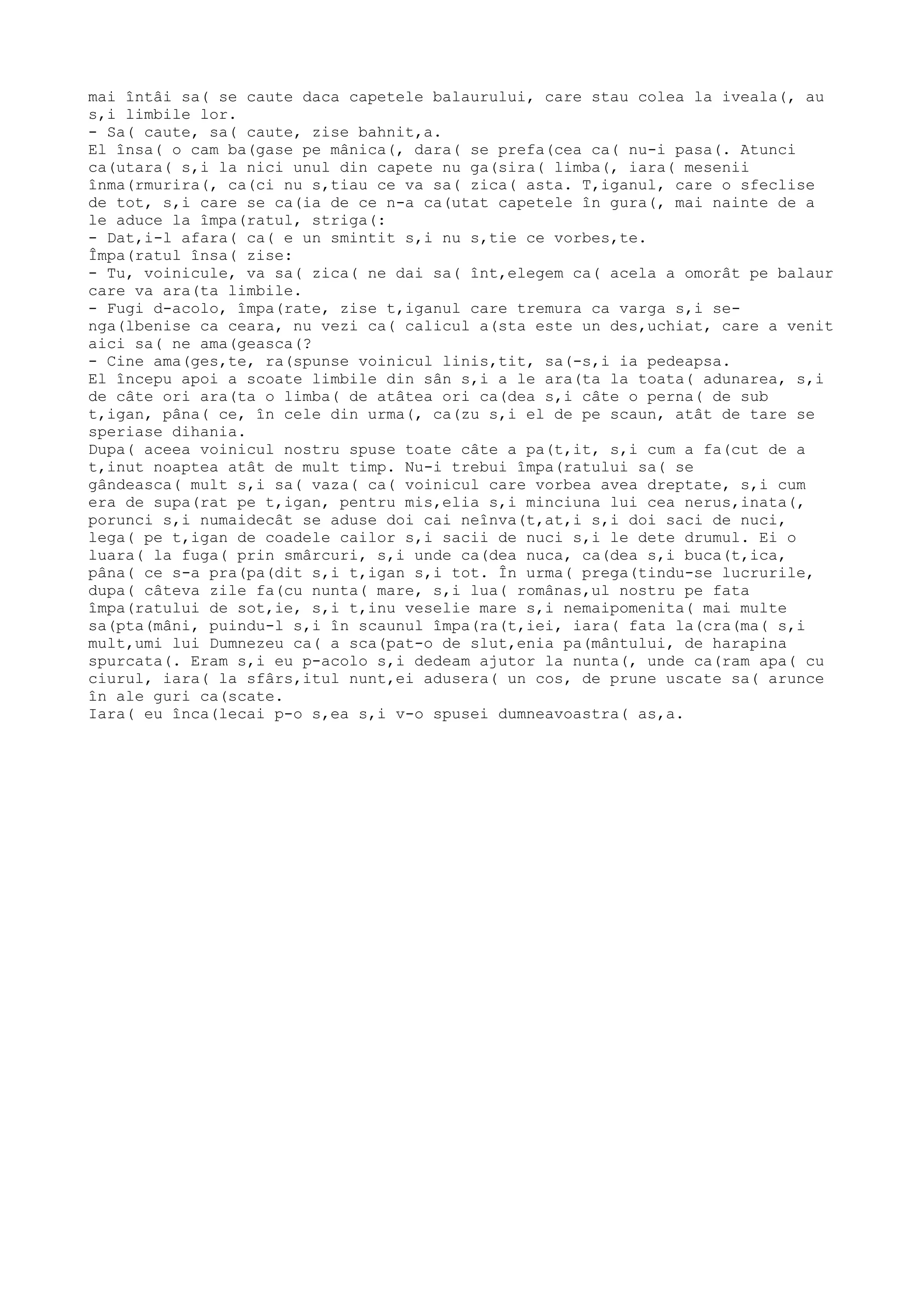 Balaurul cel cu sapte capete | TXT