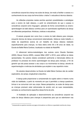 Balé classico e infancia | PDF