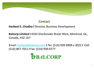 Balcorp guar gum presentation | PPTX