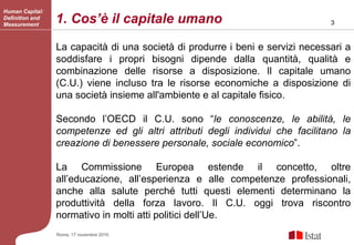 A. Baldassarini e A. Righi: Verso un conto del Capitale umano | PPS