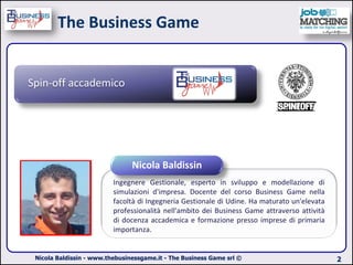 Nicola Baldissin, The Business Game | PDF