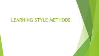 alvin bugaoisan psth-learning styles | PPT