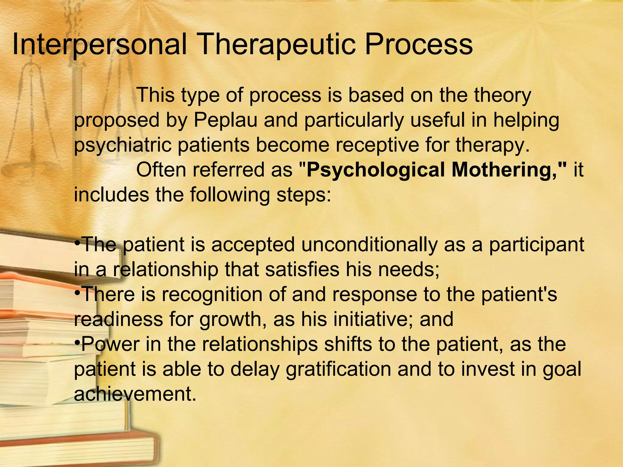 Interpersonal Relations Theory by Hildegard Peplau | PPT