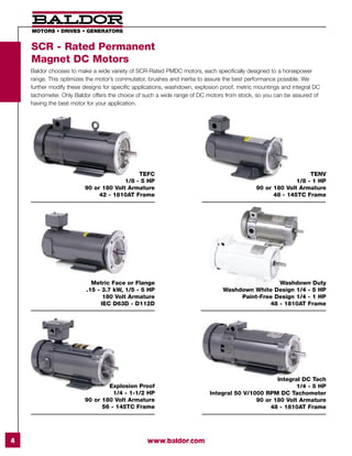 Baldor DC Motors | PDF