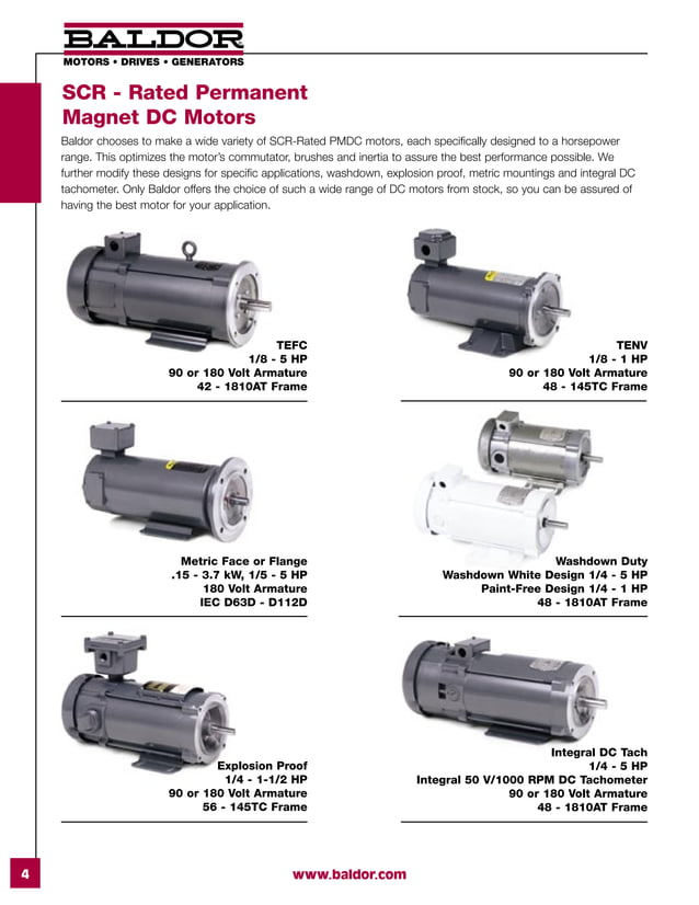 Baldor DC Motors | PDF | Radio Control | Hobbies & Interests