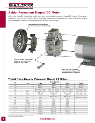 Baldor DC Motors | PDF
