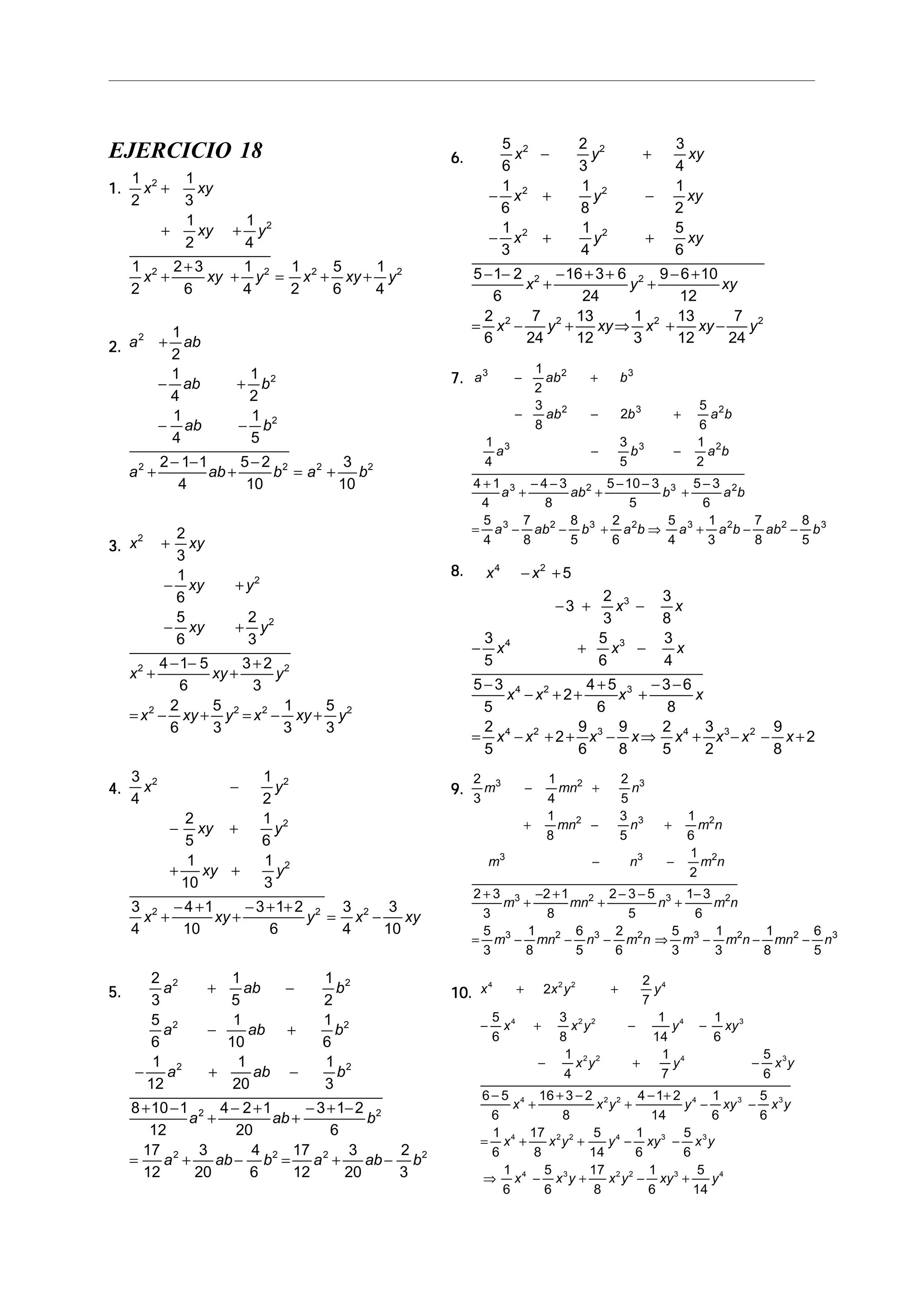 soluciones del algebra de baldor | PDF