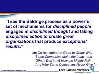 Baldrige Criteria Overview | PPSX
