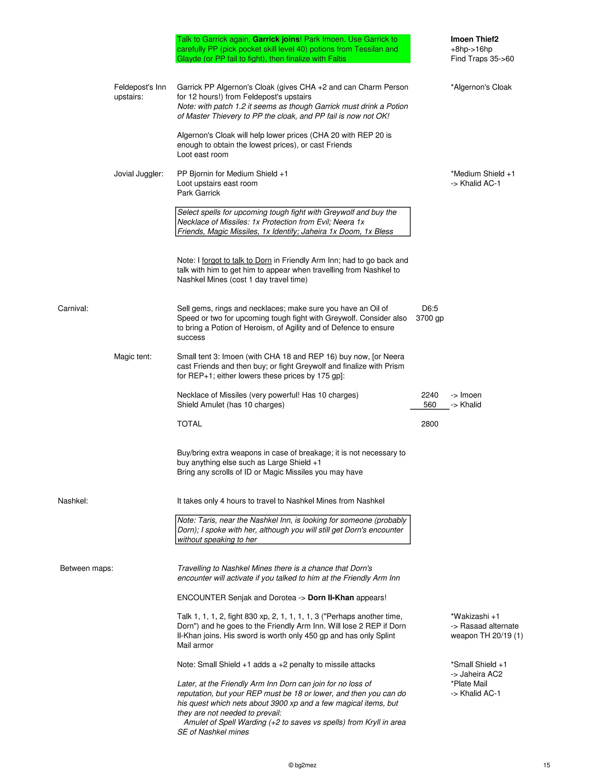 Baldur's Gate Enhanced Edition Walkthrough Cleric/Ranger | PDF