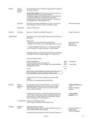 Baldur's Gate Enhanced Edition Walkthrough Cleric/Ranger | PDF